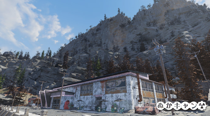 セネカロックの案内所（Seneca Rocks Visitor Center）｜ぬかキャン：Fallout 76 サバイバルガイド