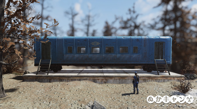 Vault-Tecの列車車両｜ぬかキャン：Fallout 76 サバイバルガイド