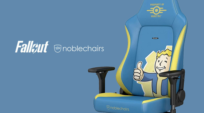 noblechairsのゲーミングチェア、Vault-Tec Editionが国内でも発売！｜ぬかキャン：Fallout 76 サバイバルガイド
