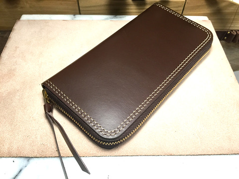 Round Fastener - M崎様 Order - : Leather Work Blog