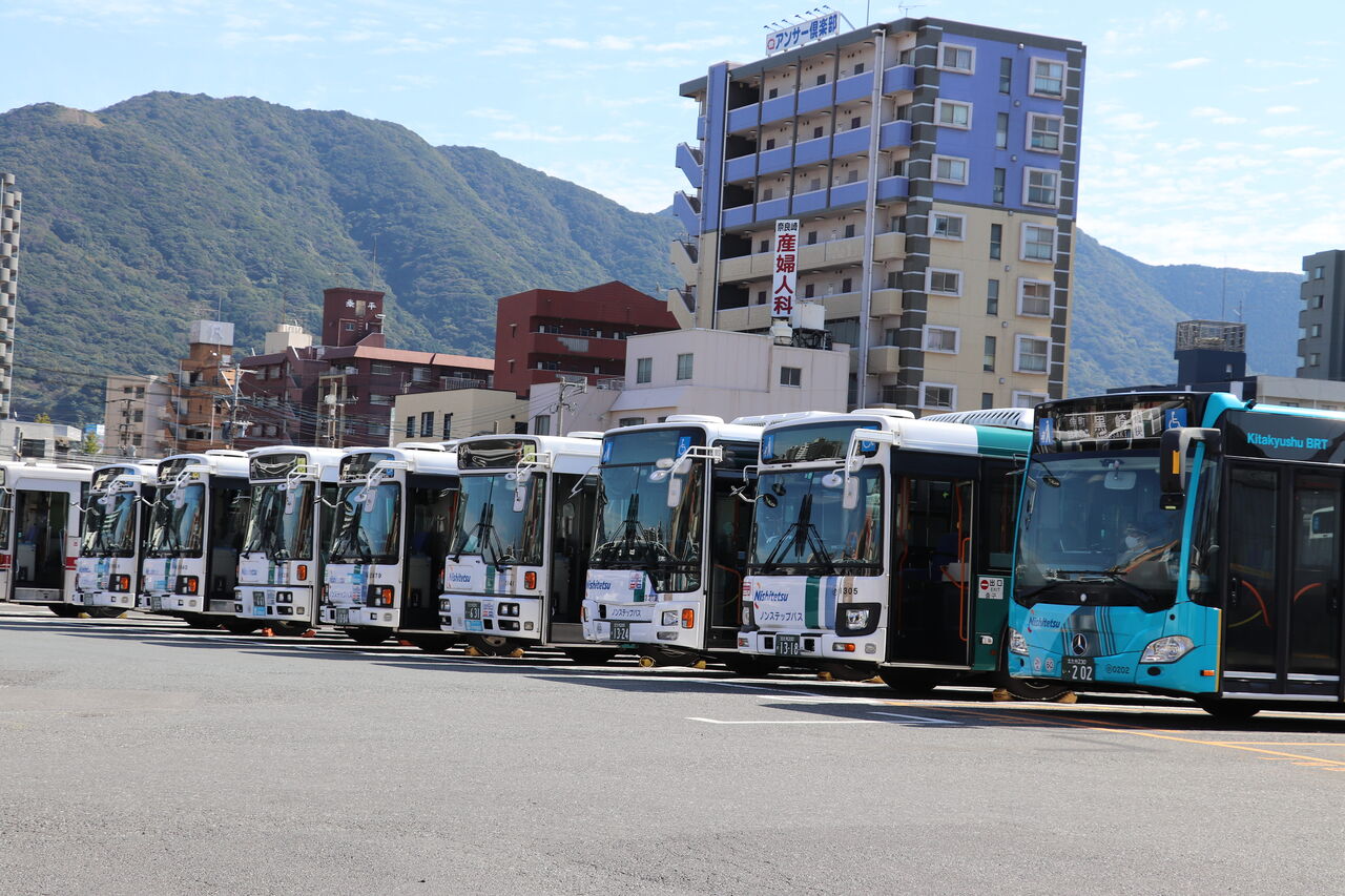 ぷらぷら旅日記:Kitakyushu BRT 快特1番 乗車記録