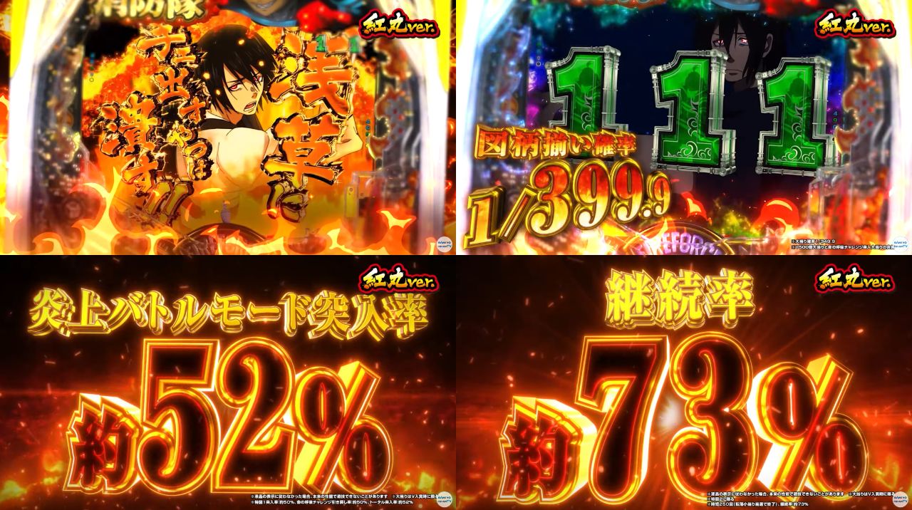 パチンコ・パチスロ.com : 【新台】SANKYO「eフィーバー炎炎ノ消防隊2」ロングPV公開！パチンコ新世界創造、LT3.0プラスで実現した新感覚バトルスペック