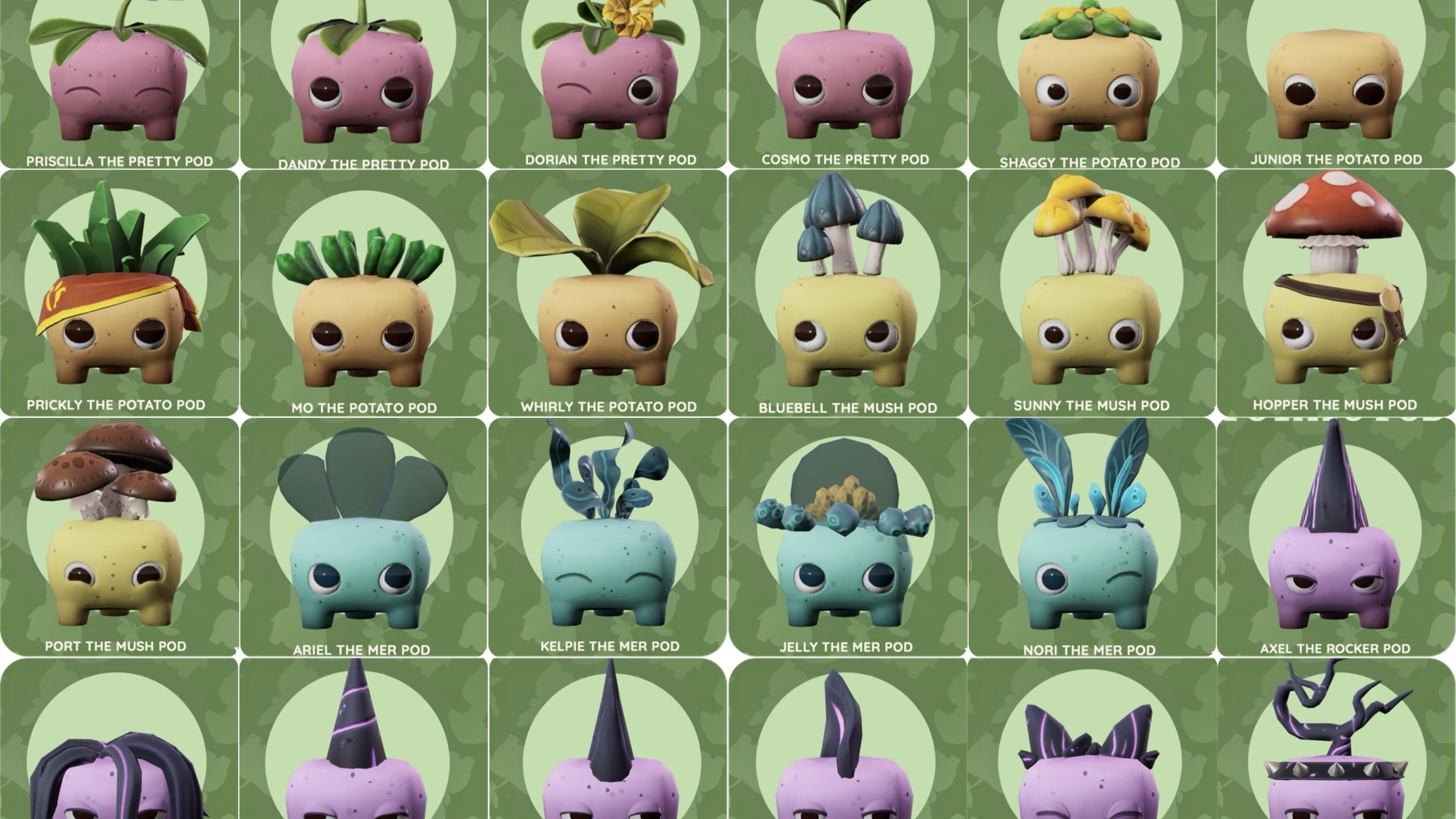ポテトポッド現在発表されている全種類とチェック表まとめ。POTATO POD : Palia(パリア)まとめ速報
