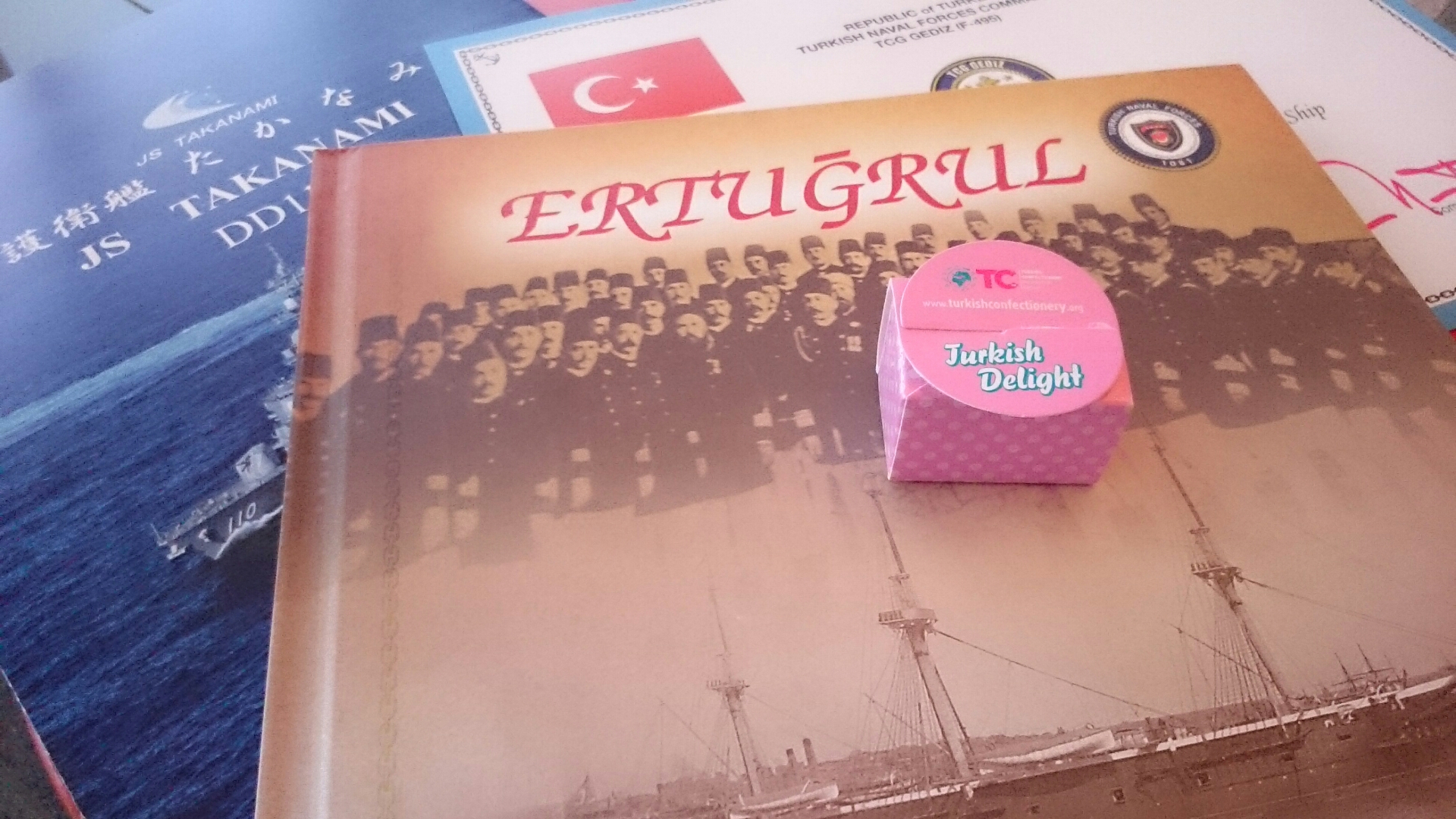 ぱんこの撮影日記 ～分館～ : 今日のお土産♪ ～6月6日 トルコ海軍 フリゲート艦「TCGゲディス」一般公開～