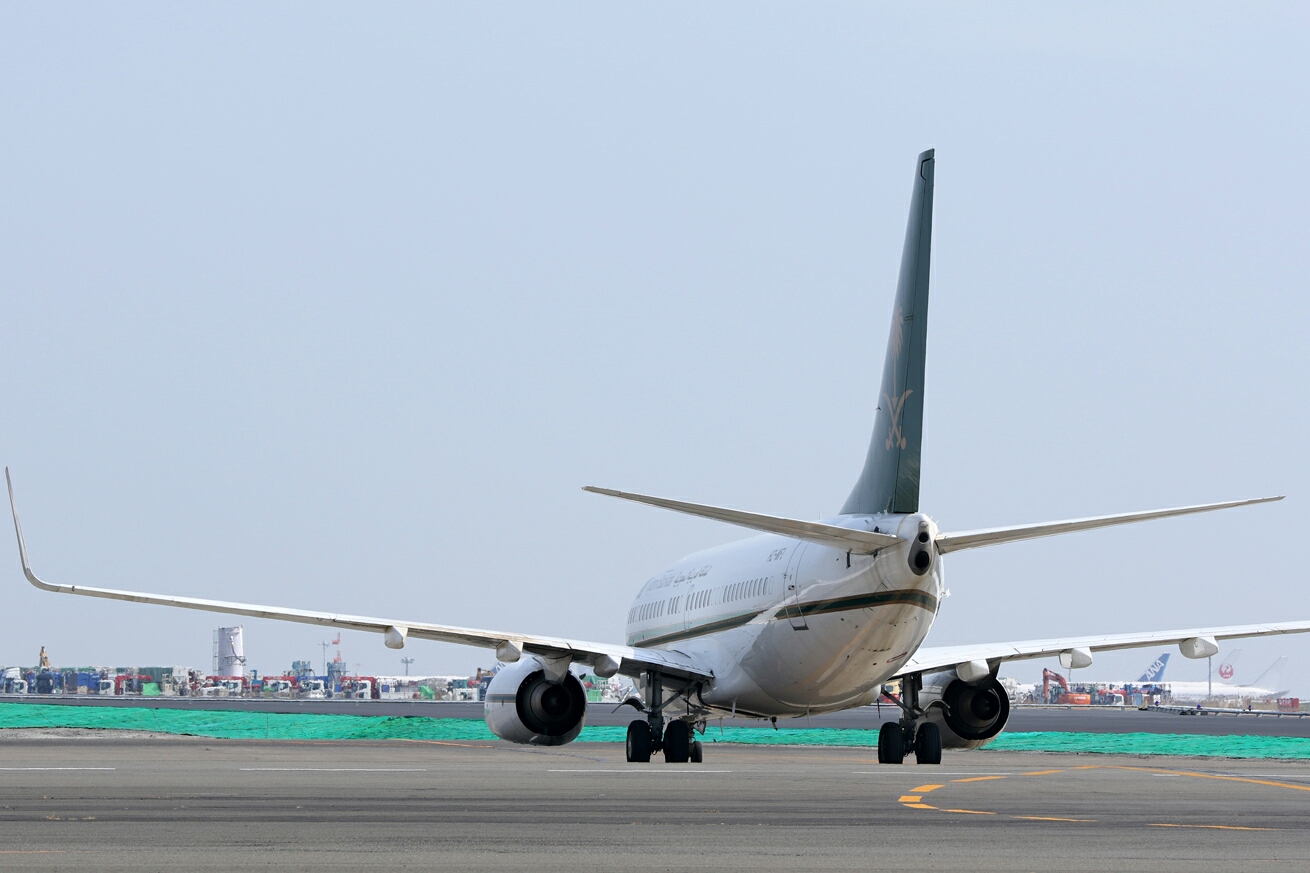 サウジアラビア王国政府 ボーイング737-700BBJ HZ-MF1 ～3月5日 羽田空港～ : ぱんこの撮影日記 ～本館～