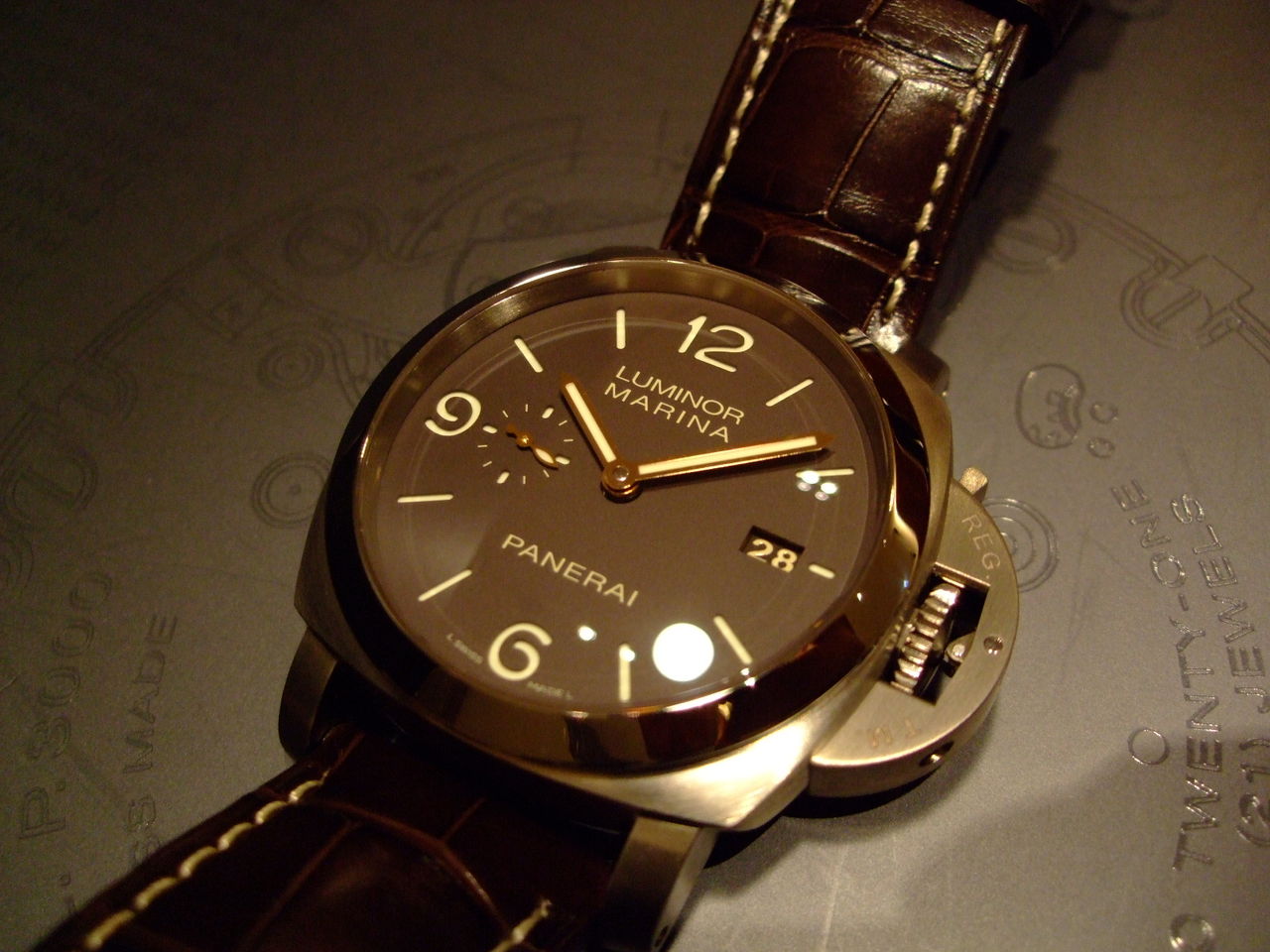 パネライ PAM00351 ルミノール マリーナ 1950 3デイズ オートマティック チタニオ PAM351 : OFFICINE ...