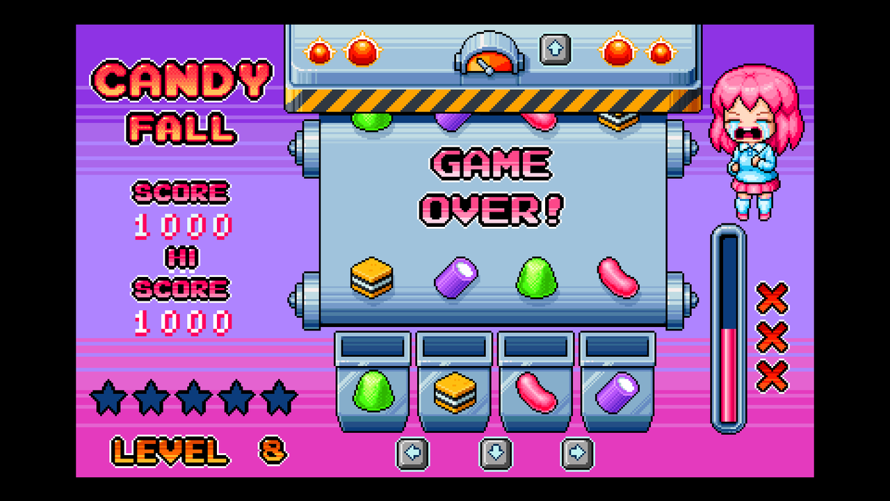 【Steam】Candy Fall ＜50点＞ : 残酷インディー地獄変