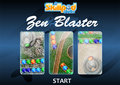 同じ色のボールを3つ以上並べて消すゲーム「ZEN」：ザイーガ