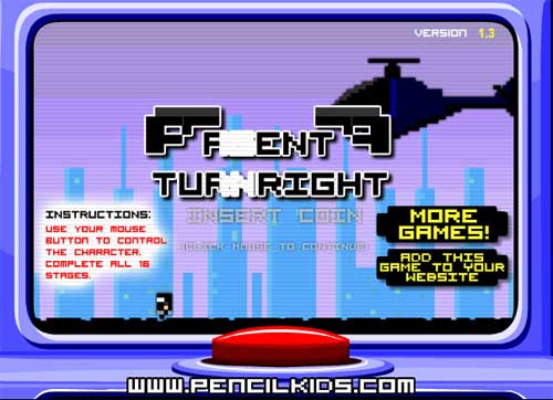 様々なミニゲームに挑戦するクリックアクションゲーム「Agent Turnright」：ザイーガ