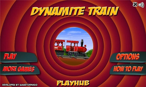 橋を爆破し電車を谷底に突き落とすパズルゲーム「DYNAMITE TRAIN」：ザイーガ