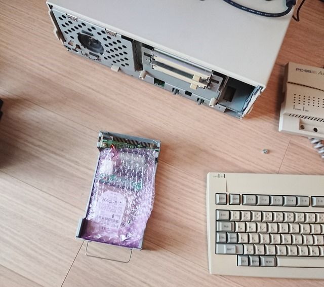 REIを使って544MBオーバーのHDD搭載へ（PC-9821As2） : PC部屋