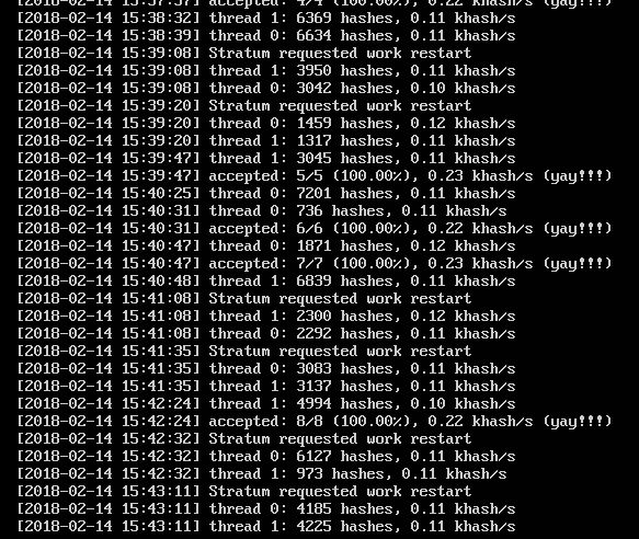 bitzenyをマイニング:bitzeny