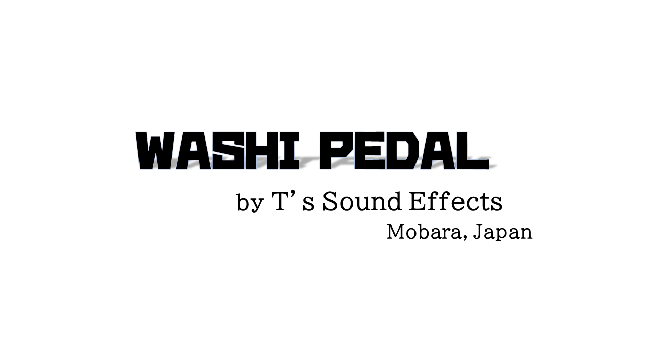 【ブース19】PGM東京2025 出展者さま紹介⑱ WASHI PEDAL By T's Sound Effects : Pedal ...