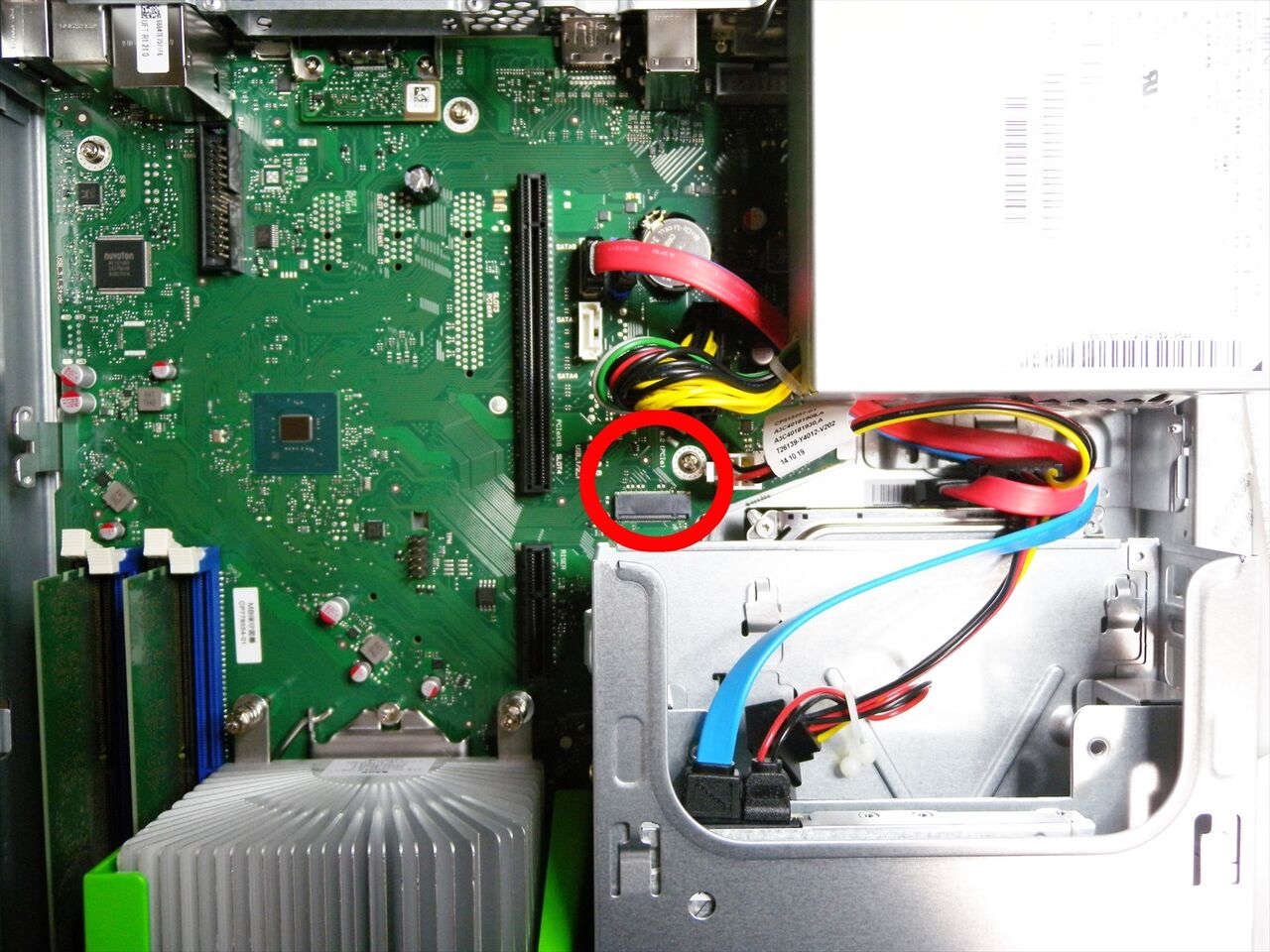 FUJITSU ESPRIMO WD2/D2 NVMe接続のSSD取り付け : パソコンホームドクター アリンのブログ