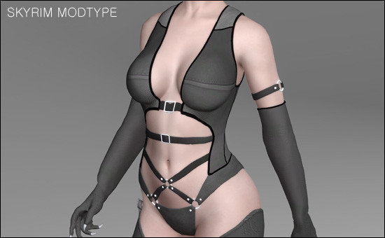 HDT Shadow Cat armor CBBE : SKYRIM MODTYPE