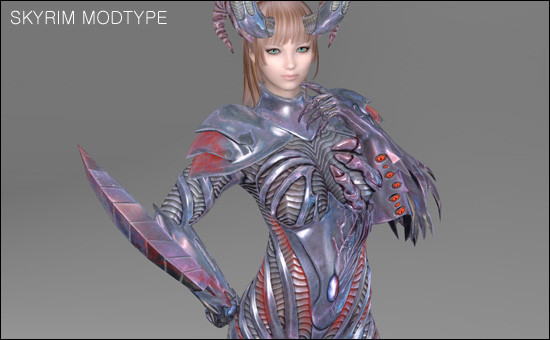 WickedBlade Armor : SKYRIM MODTYPE
