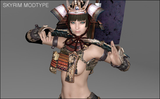 セクシーなサムライ装備MOD（Akabir Samurai） : SKYRIM MODTYPE