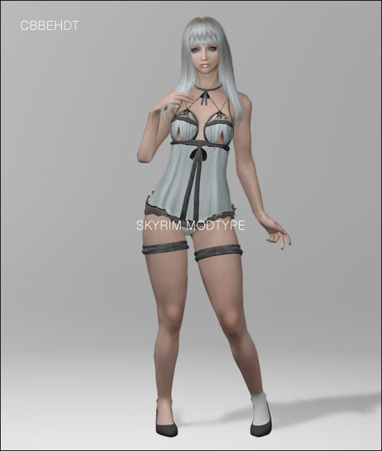 ニーアレプリカント カイネの衣装MOD HDT追加 : SKYRIM MODTYPE