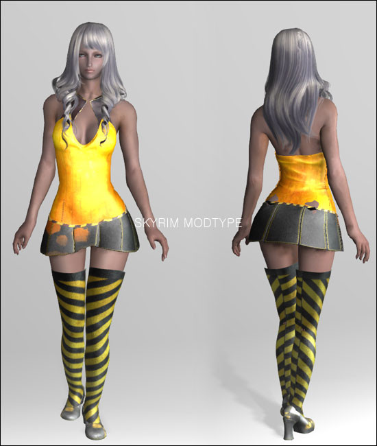 Peppermint カジュアル服MOD : SKYRIM MODTYPE