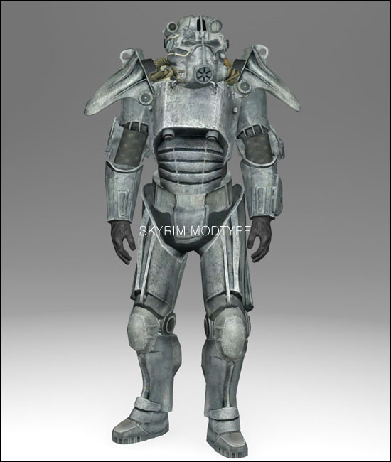 T-45d Power Armor – For Skyrim : SKYRIM MODTYPE