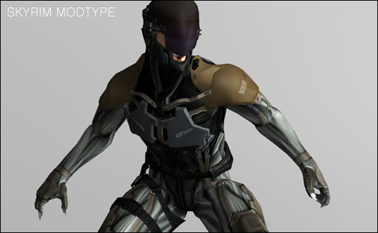 Skyrim MGS 雷電MOD : SKYRIM MODTYPE