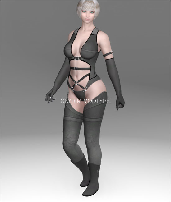 HDT Shadow Cat armor CBBE : SKYRIM MODTYPE