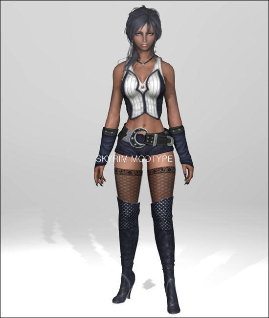 スカイリム TERAマッシュアップ衣装MOD : SKYRIM MODTYPE