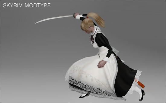 Freestyle katana MotionPack : SKYRIM MODTYPE