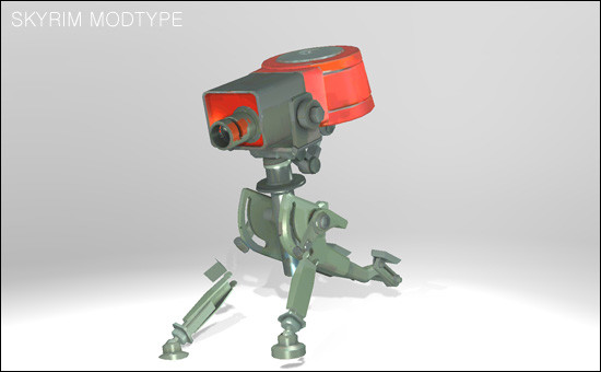 スカイリム TF2セントリーガンMOD : SKYRIM MODTYPE