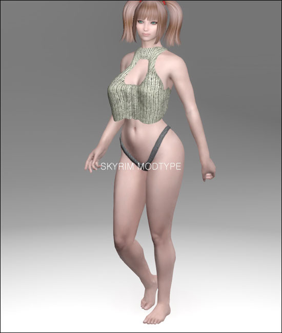 Hot and Cozy Sweater HDT for CBBE : SKYRIM MODTYPE