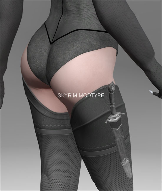 HDT Shadow Cat armor CBBE : SKYRIM MODTYPE