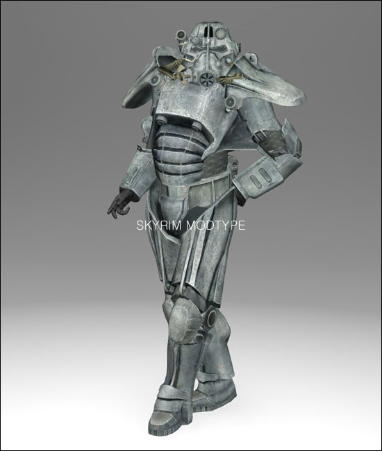 T-45d Power Armor – For Skyrim : SKYRIM MODTYPE