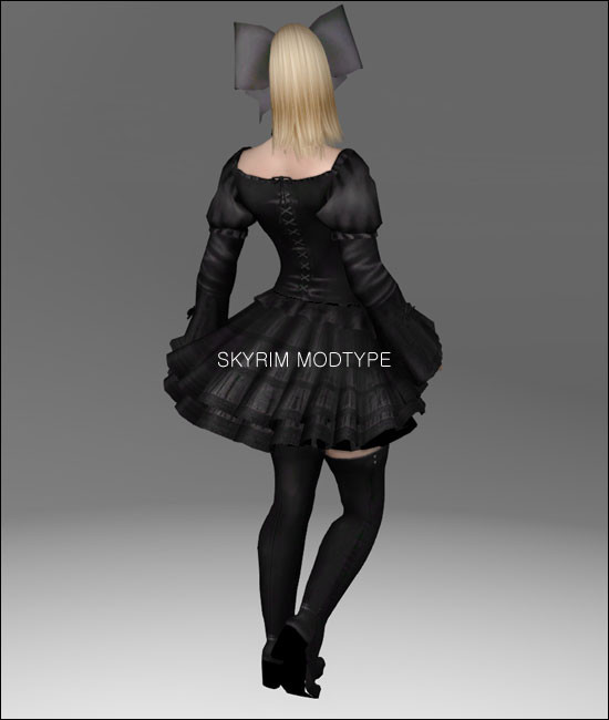 Hentai Dark Rose Dress CBBE 7B : SKYRIM MODTYPE