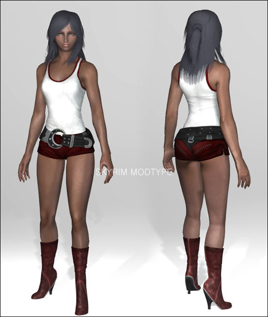 スカイリム TERAマッシュアップ衣装MOD : SKYRIM MODTYPE