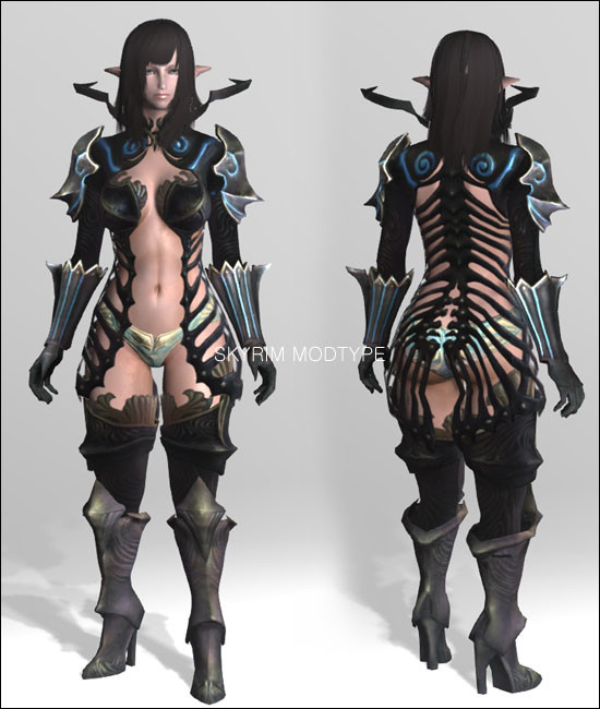 TERA 改変防具MOD : SKYRIM MODTYPE