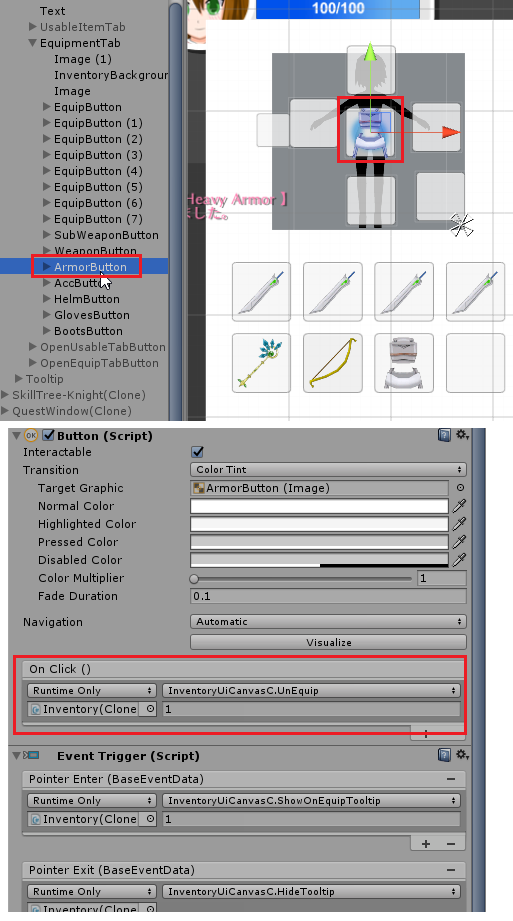 着せ替えシステムを作ってみる : Unityアセット「Action-RPG Starter Kit」をいじるブログ