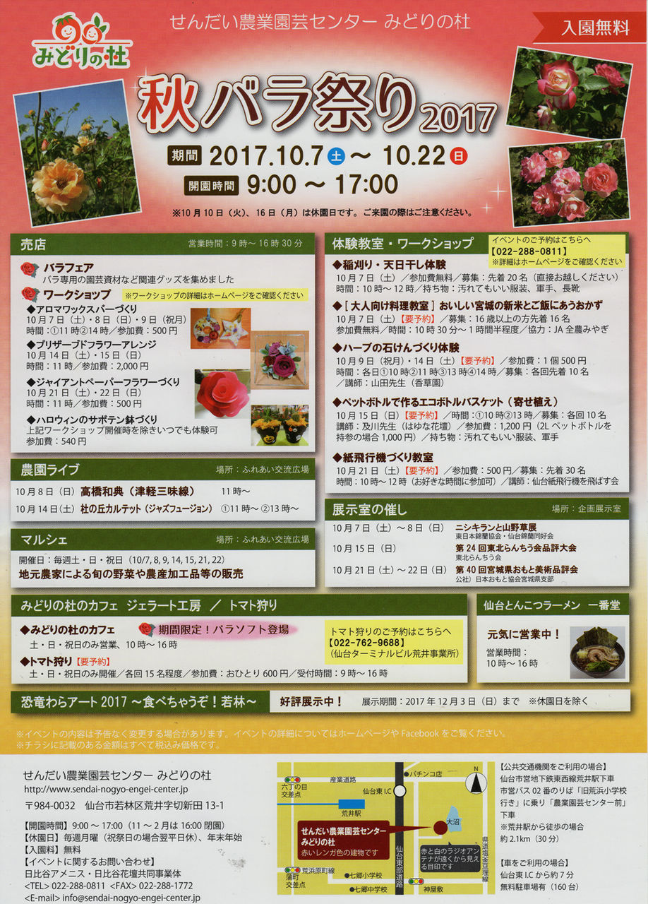 秋バラ祭り 開催中です。 10月7日～22日 : pitarouファミリーのブログ