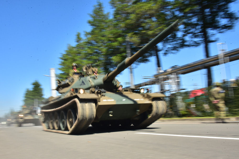 74式戦車 陸上自衛隊仙台駐屯地 2018年9月23日 : pitarouファミリーのブログ