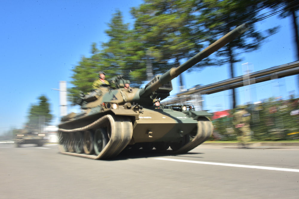 74式戦車 陸上自衛隊仙台駐屯地 2018年9月23日 : pitarouファミリーのブログ