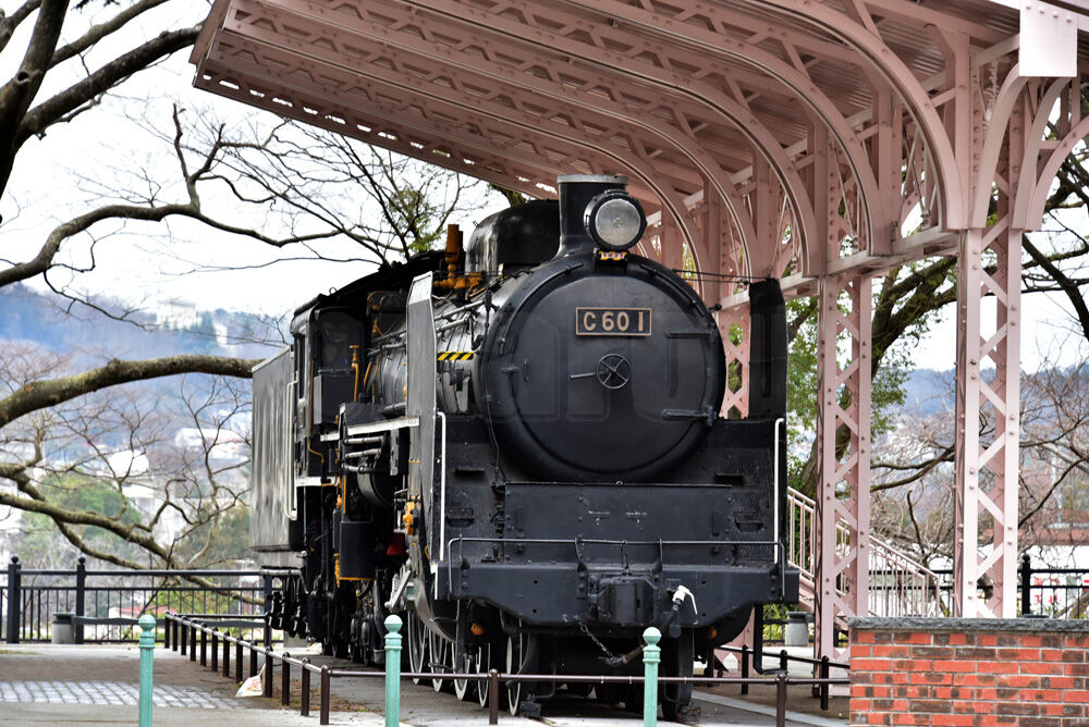 西公園の蒸気機関車C601号機 2021年3月16日（火）撮影 : pitarouファミリーのブログ