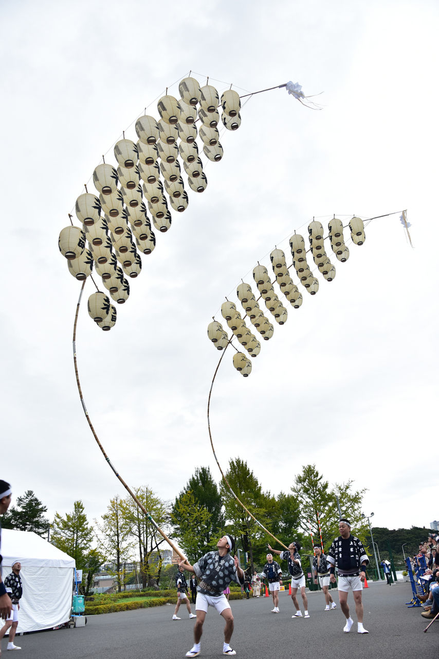 秋田竿燈 神技です。ご覧ください！！ ガス展 10月15日 : pitarouファミリーのブログ