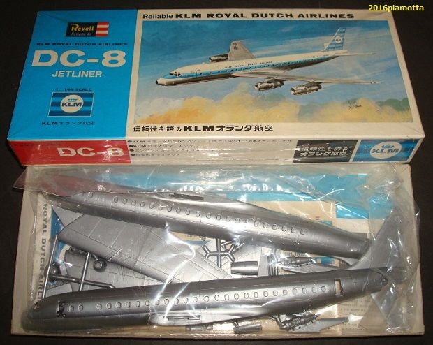 レベル DC-8 KLMオランダ航空特別版 : ぷらもった1960年代国産 レベル DC-8 KLMオランダ航空特別版 : ぷらもった1960年代国産