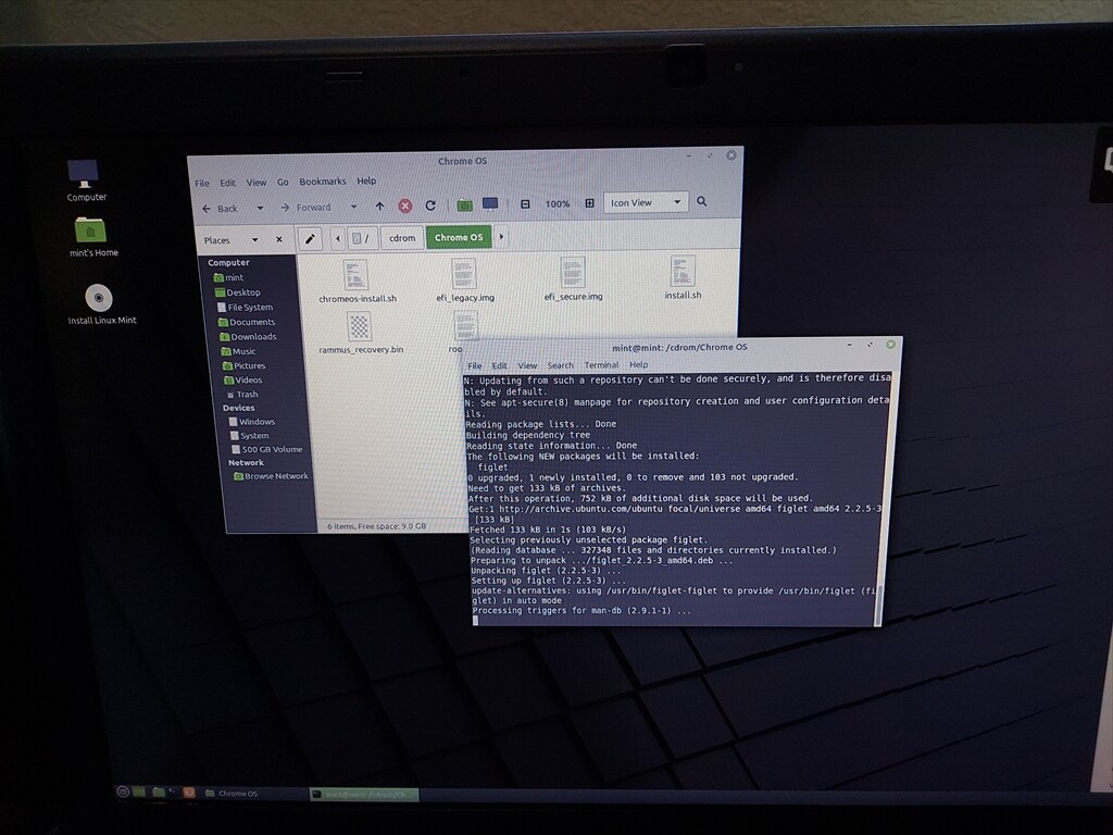 Linux Mint経由でChrome OSにチャレンジ : 天ぷら蕎麦が美味しい隠れたブログ2