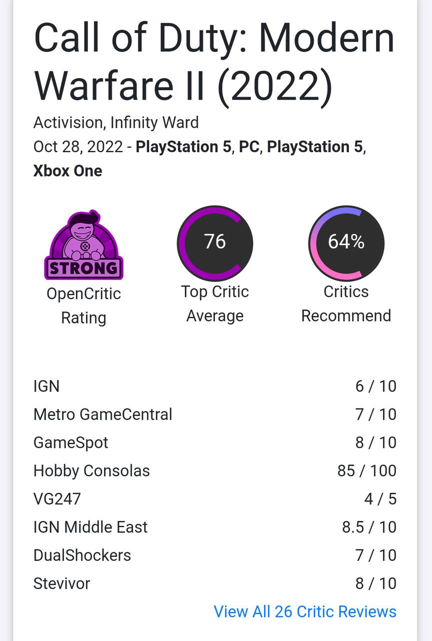 【ブランド大復活】COD:MW2大好評！「面白かったCODが帰ってきた」「こういうのでいいんだよ」 : ゲームライフ2ch|まとめ速報