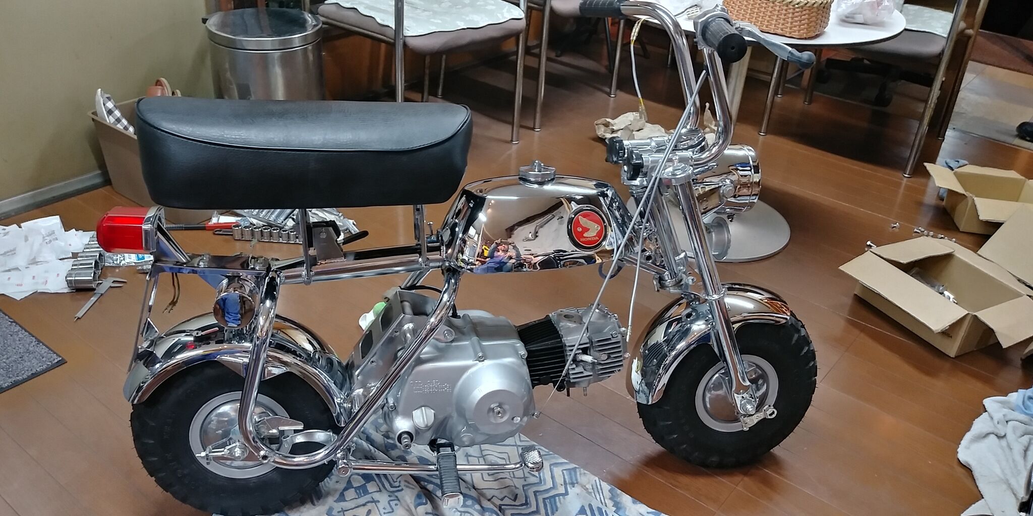 ホンダ モンキー Z50M レストア 28 組み立て : ちゃお君のブログ