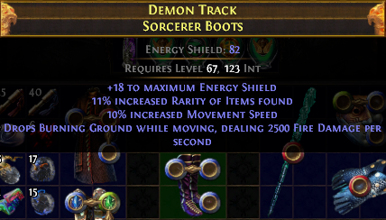 個人的PoEめも : Null's Poison Mancer 【Part : 17】