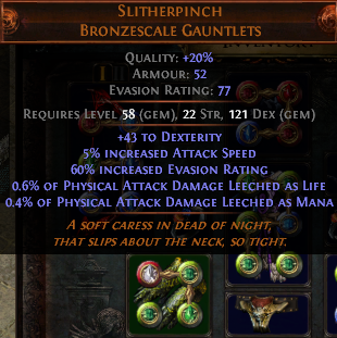 個人的PoEめも : Null's Poison Mancer 【Part : 4】