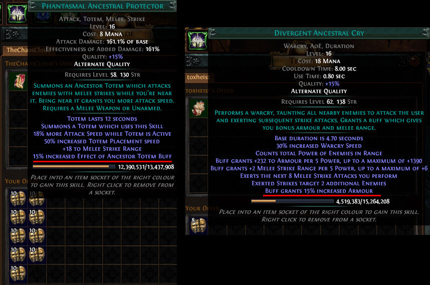 個人的PoEめも : Boneshatter Jugg（その8）