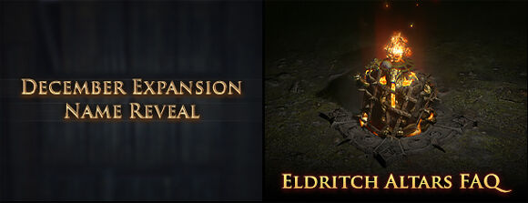個人的PoEめも : Eldritch Altars FAQ
