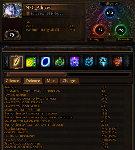 個人的PoEめも : Null's Poison Mancer 【Part : 8】